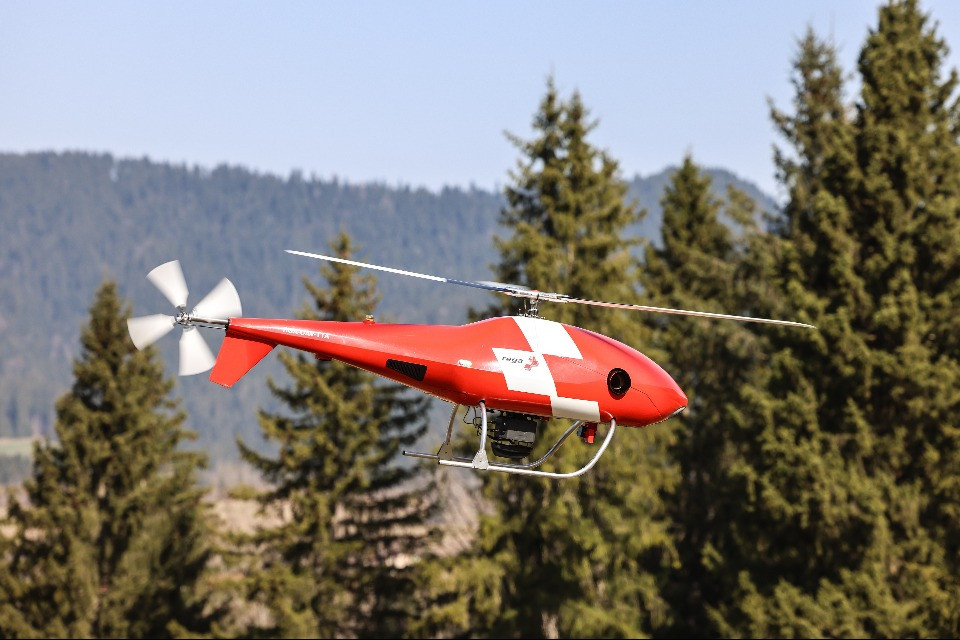 Drone della REGA testato all’aeroporto di Lodrino