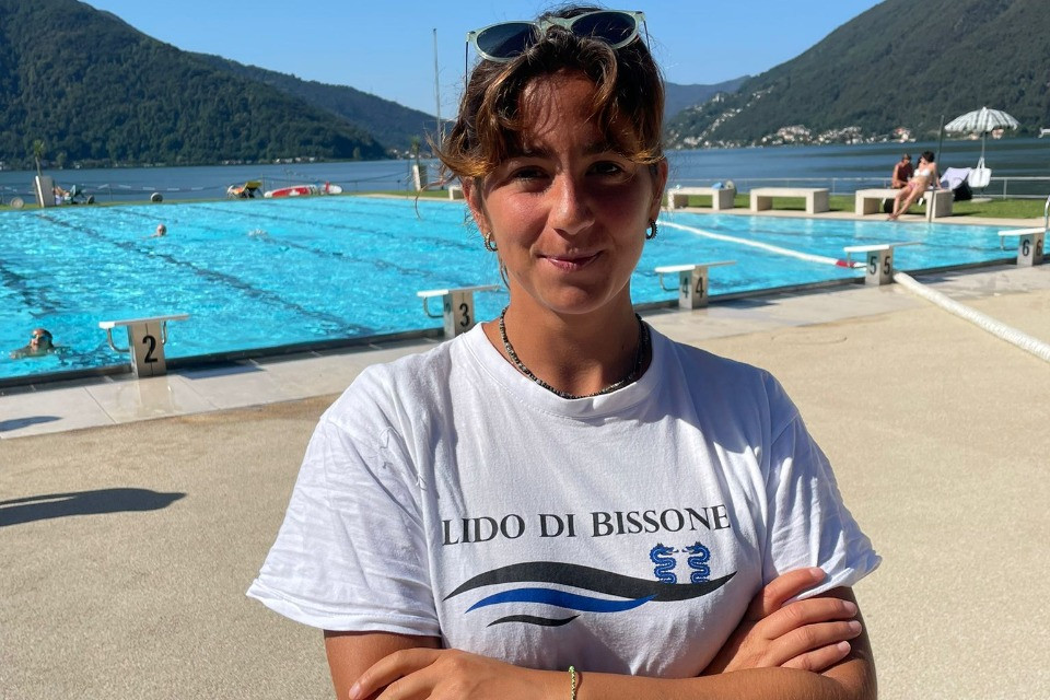 «Nel lago sul paddle in difficoltà, mi sono tuffata senza esitare»