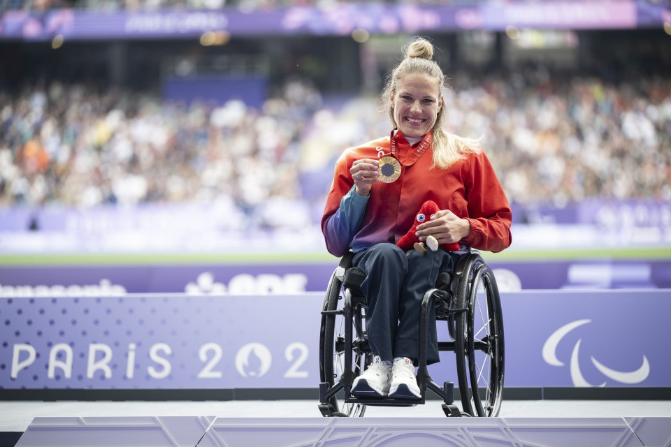 Medaglia d'oro per Catherine Debrunner alle Paralimpiadi