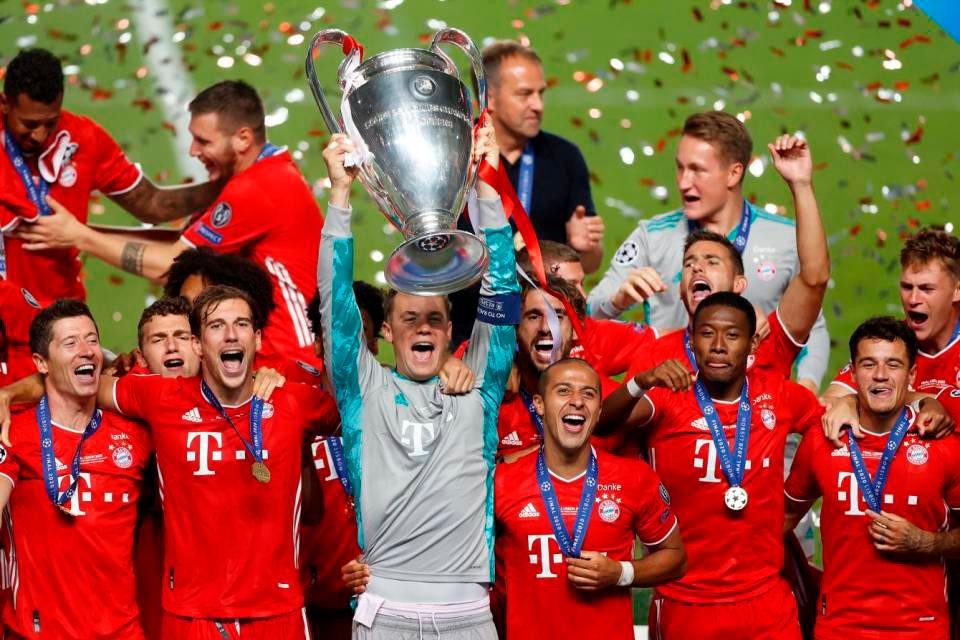 Bayern Munich wins the Champions League