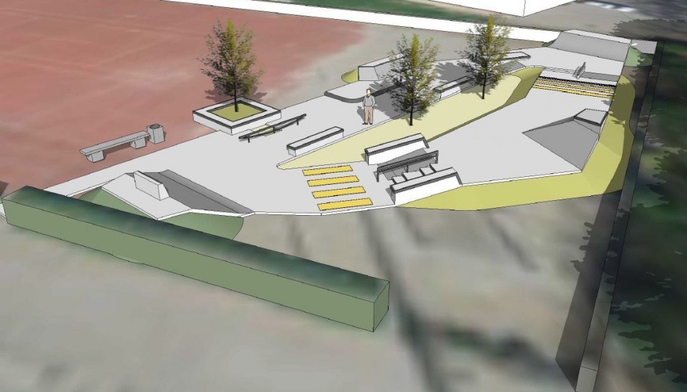 Skate plaza per la Nuova Città